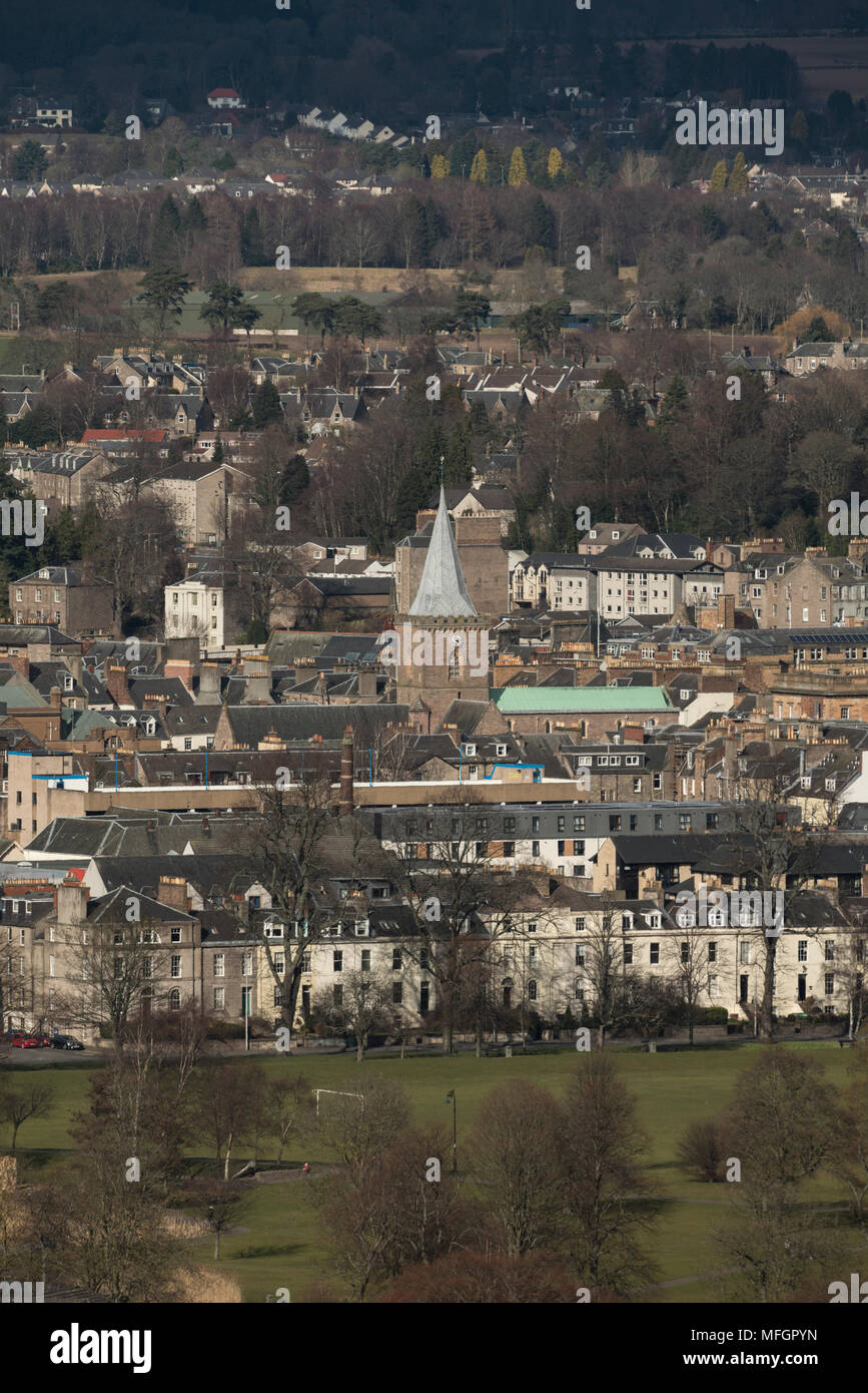 Blick auf die Innenstadt von Perth von Magdalena Hill, Perth ...