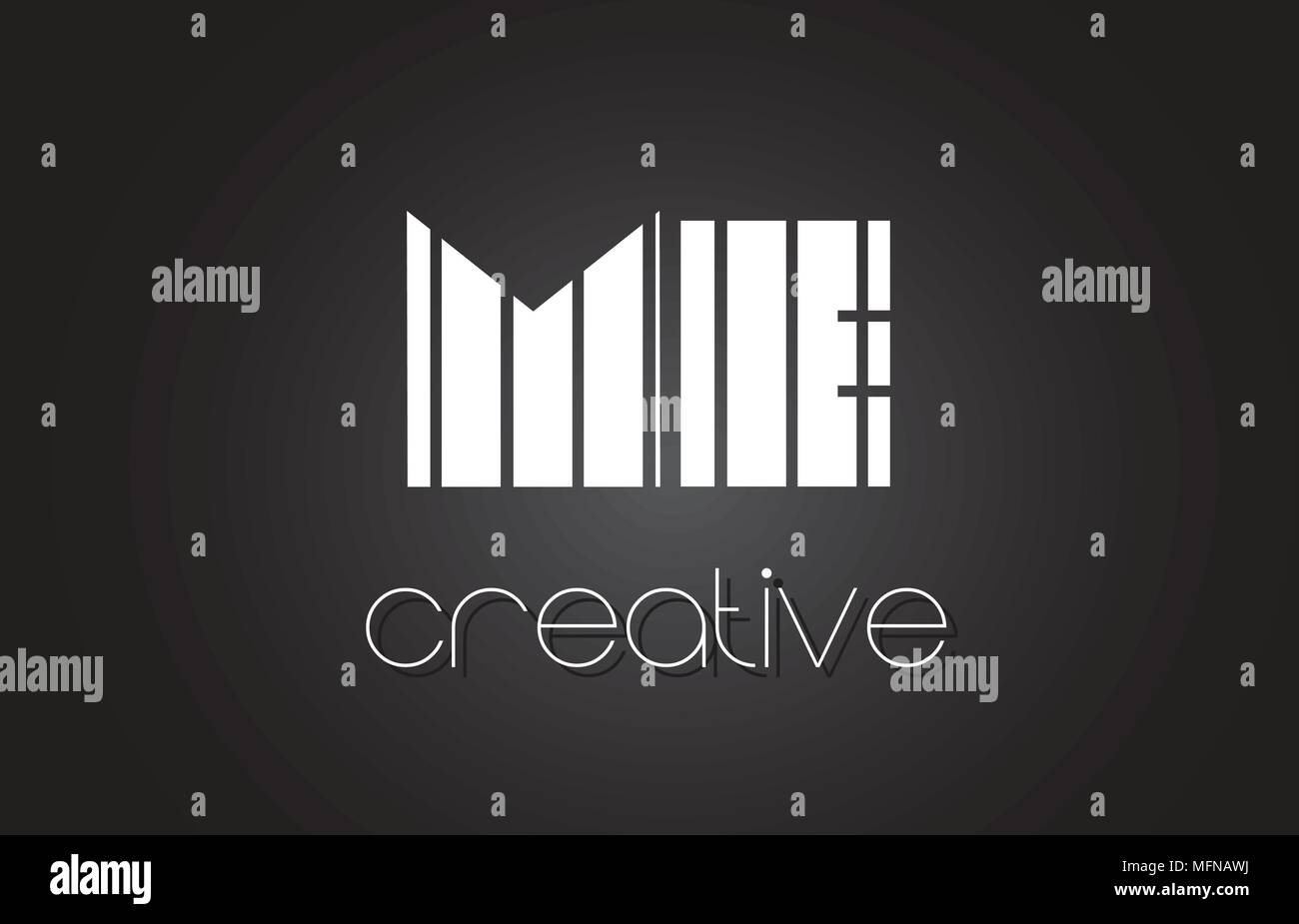 M e logo design -Fotos und -Bildmaterial in hoher Auflösung – Alamy