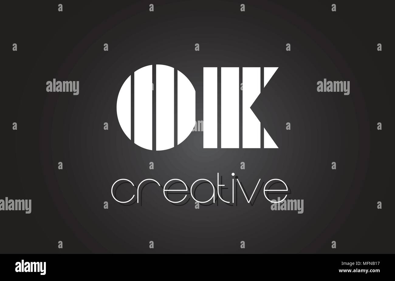 Okk logo design -Fotos und -Bildmaterial in hoher Auflösung – Alamy