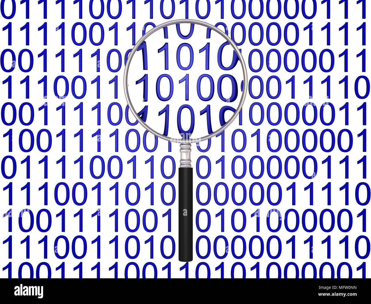 Digitale nullen einsen -Fotos und -Bildmaterial in hoher Auflösung – Alamy