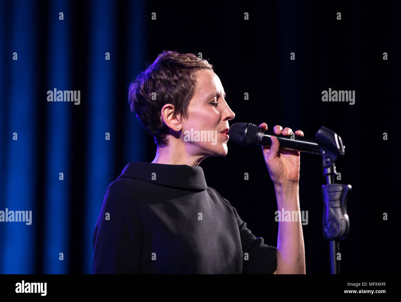 Krakau, Polen - 26 April 2018: Die Leistung des amerikanischen Jazz ...