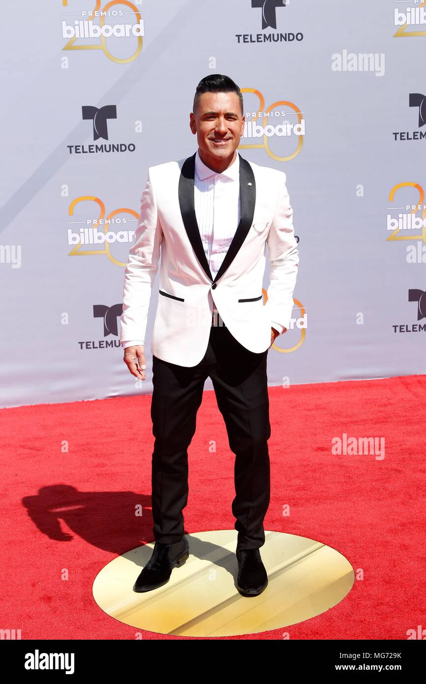 Jorge Bernal in der Ankunftshalle für 2018 Billboard Latin Music Awards ...
