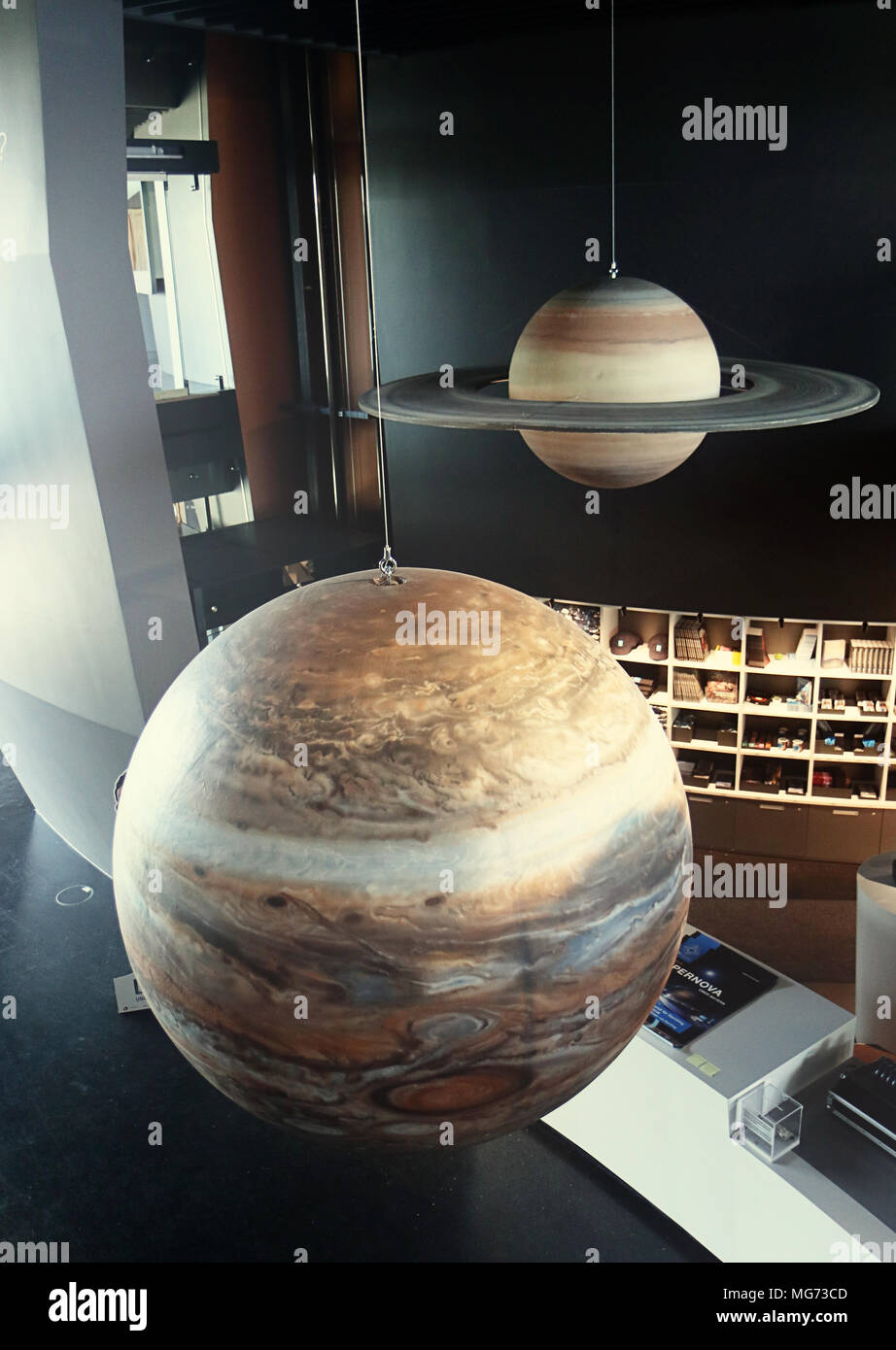 Garching, Deutschland, 27. April 2018. Die neue Supernova Planetarium ...