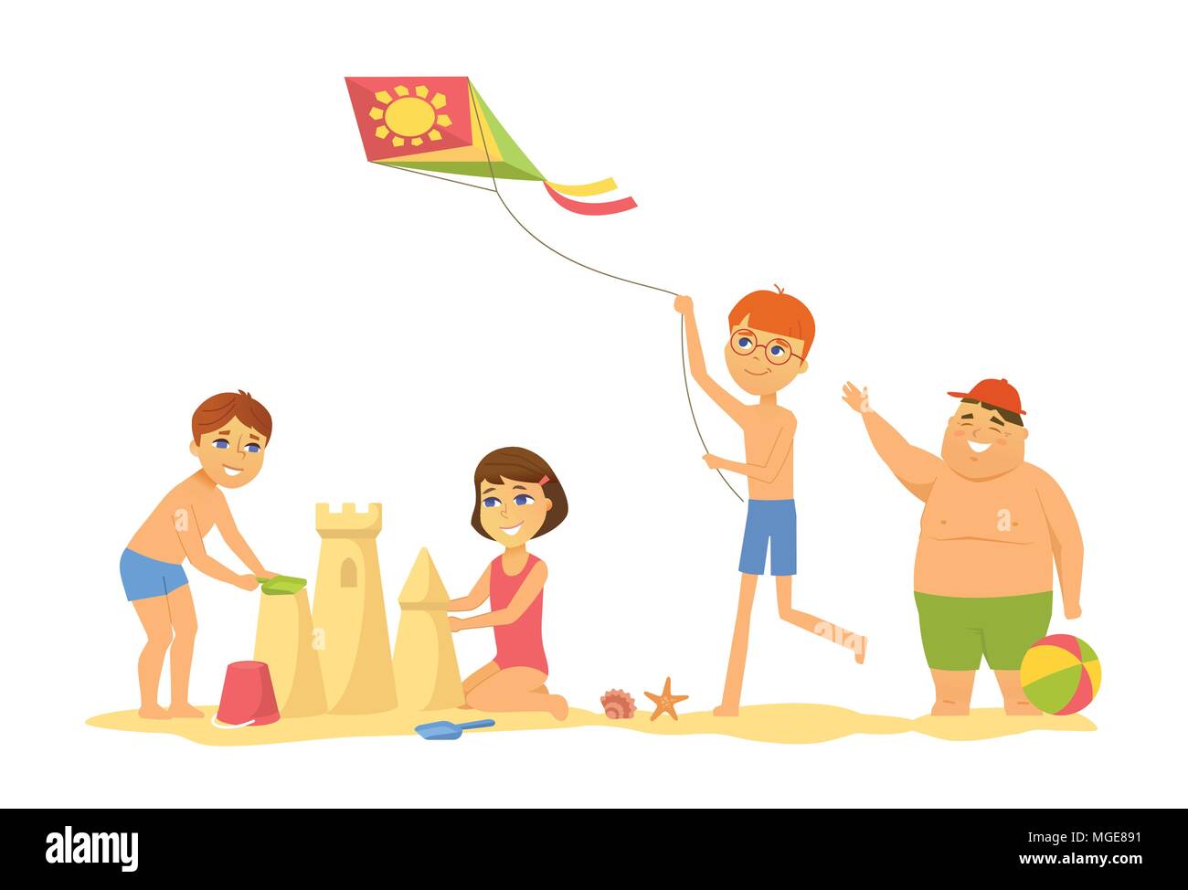 Dicke mädchen kinder strand -Fotos und -Bildmaterial in hoher Auflösung ...