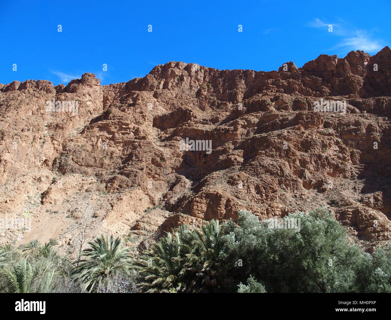 Felsigen Hang der SCHLUCHT TODGHA Canyon Landschaft in Marokko ...