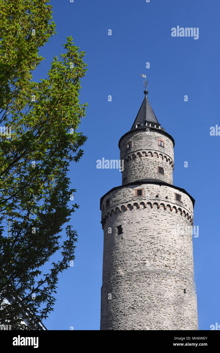 Hexenturm, Bergfried, Altstadt, Idstein, Turm Stockfotografie - Alamy