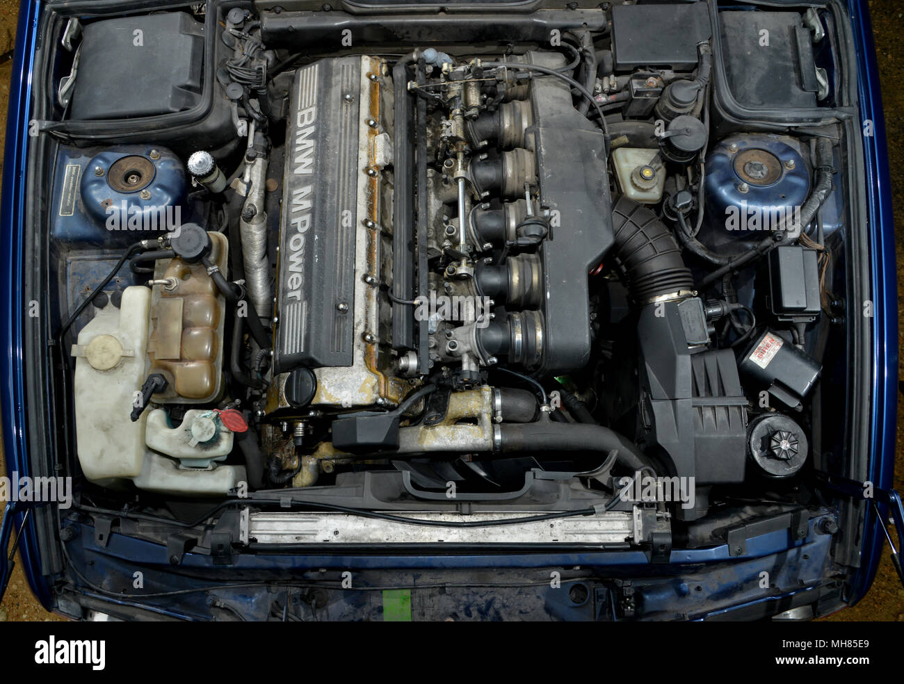 1992 BMW E34 M5 Deutsche Klassiker super Limousine Stockfotografie Alamy