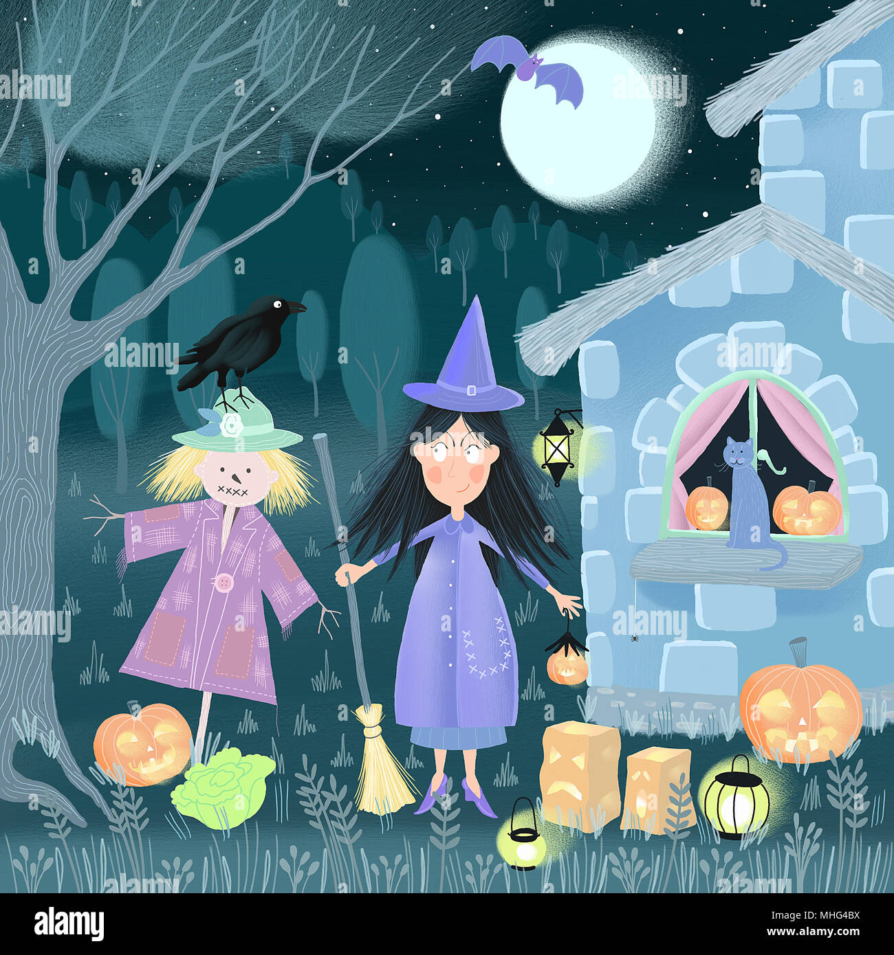 Hexen und katzen -Fotos und -Bildmaterial in hoher Auflösung – Alamy