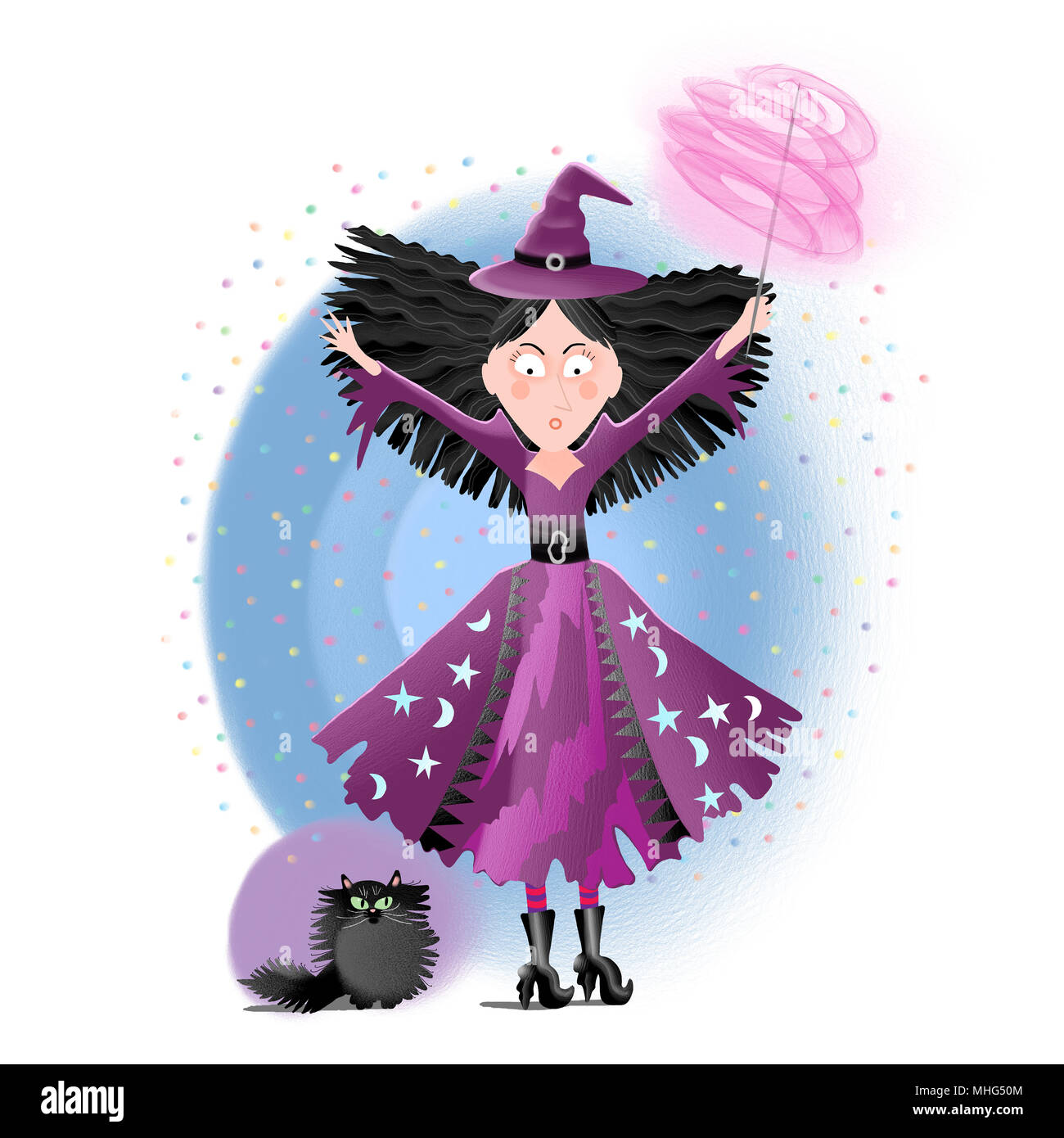 Hexen und katzen -Fotos und -Bildmaterial in hoher Auflösung – Alamy