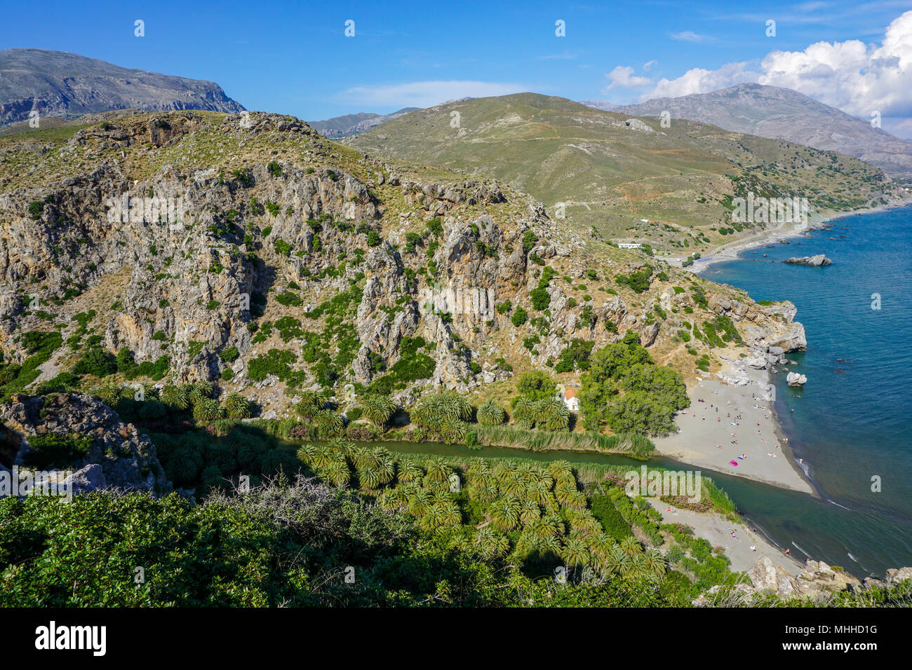 Blick auf den strand bei preveli -Fotos und -Bildmaterial in hoher ...