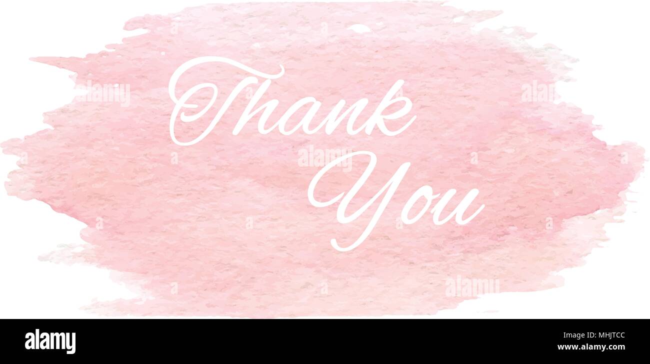 Vektor handbemalte Rosa aquarell Textur auf dem weißen Hintergrund mit ...