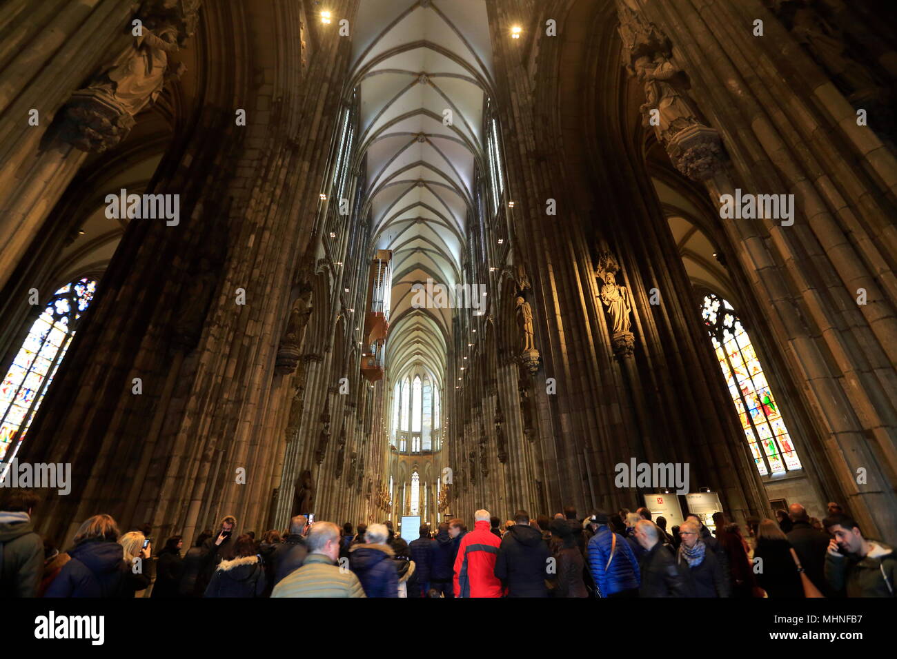 Europe germany cologne inside cathedral Stockfotos und -bilder Kaufen ...