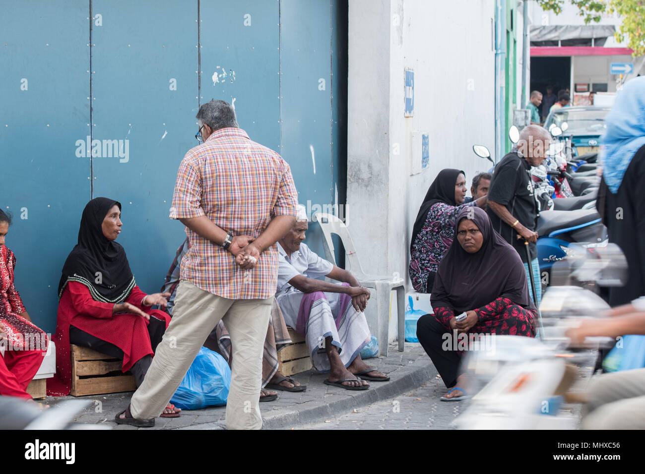 Maldives Male Street Scene Stockfotos und -bilder Kaufen - Alamy