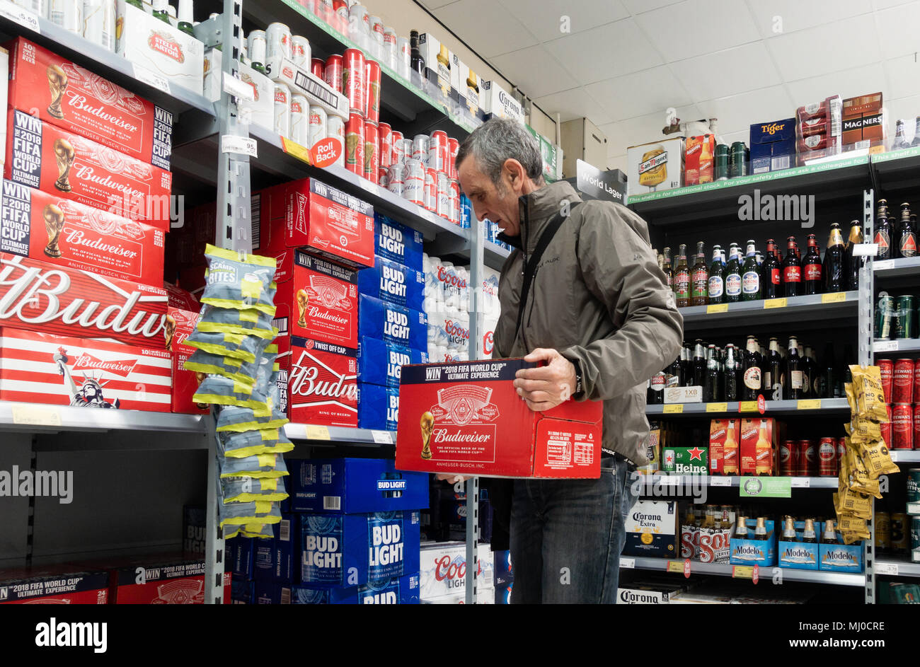 Box Mit Budweiser Bier Stockfotos und -bilder Kaufen - Alamy