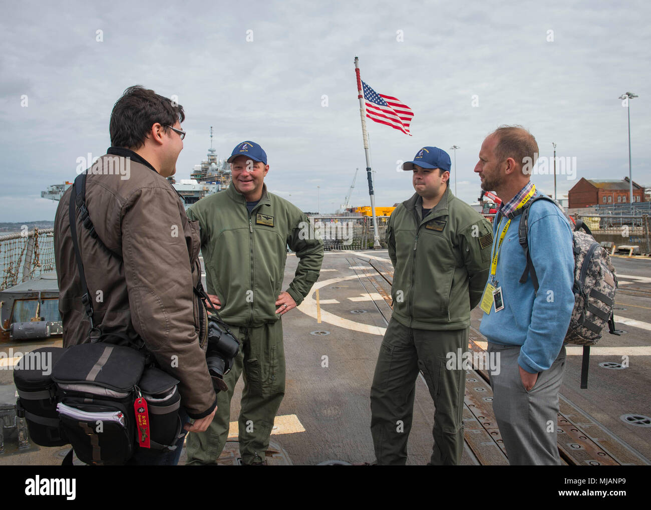 180424-N-UB 406-0034 Portsmouth, England (April 24, 2018) Lt.Cmdr. Adam ...