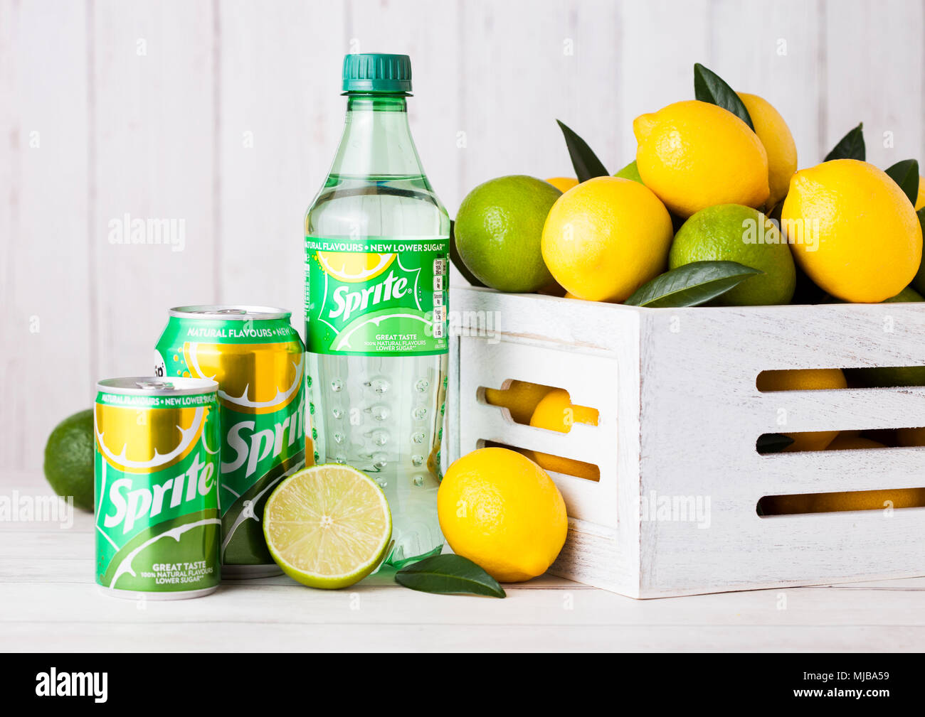 Sprite Markenname Stockfotos und -bilder Kaufen - Alamy