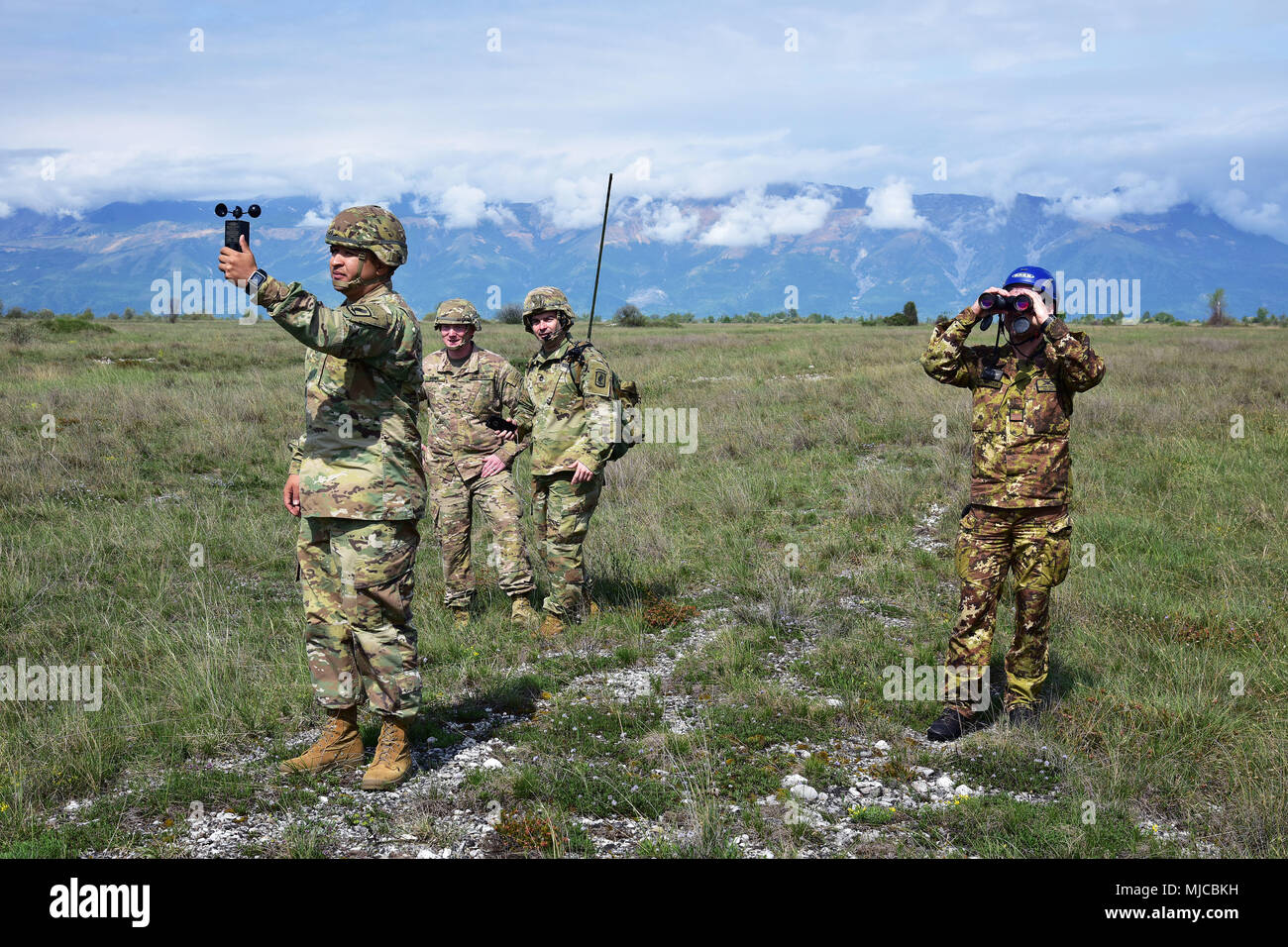 Die US-Armee Fallschirmjäger zu der Brigade Support Bataillon ...