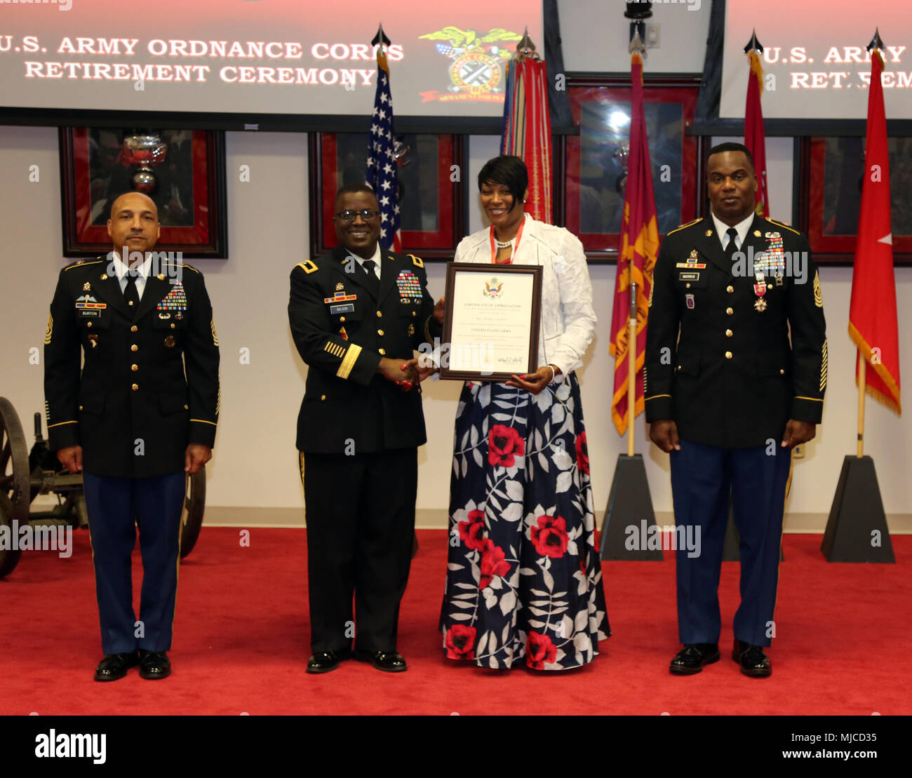 Brig. Gen. David Wilson Leiter der Ordnance, Kommandant der US-Army ...