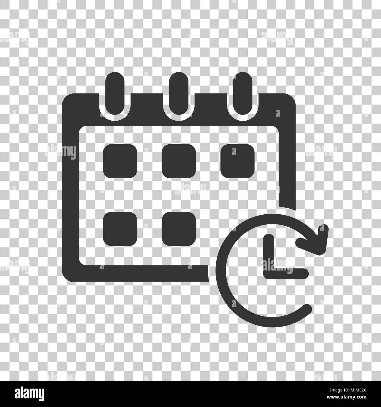 Kalender Vektor icon. Erinnerung agenda anmelden Abbildung. Business ...