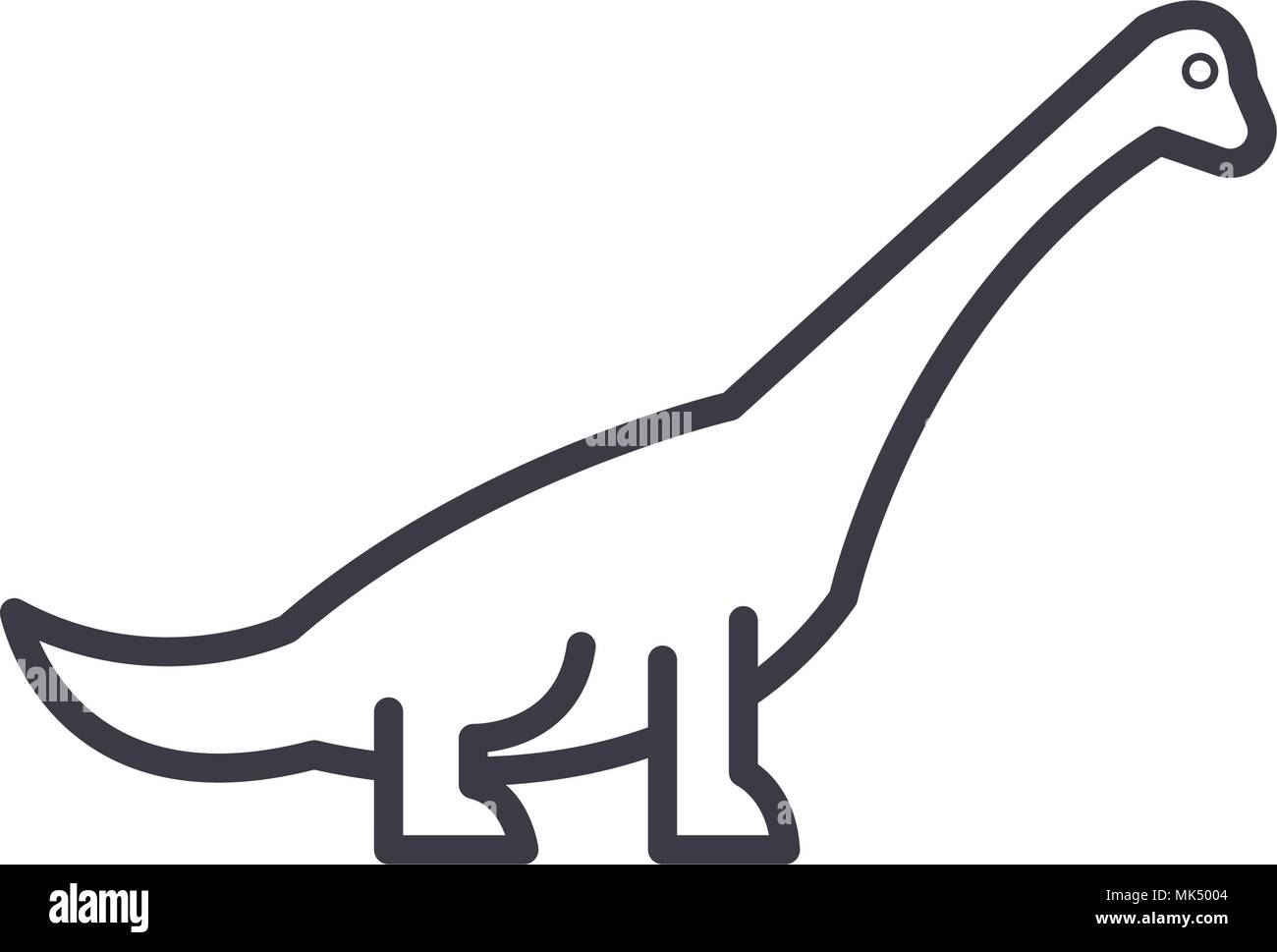 Brachiosaurus altithorax Stock-Vektorgrafiken kaufen - Alamy