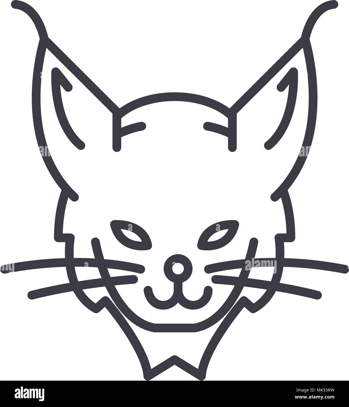 Eurasischer luchs lynx lynx lynx Stock-Vektorgrafiken kaufen - Alamy