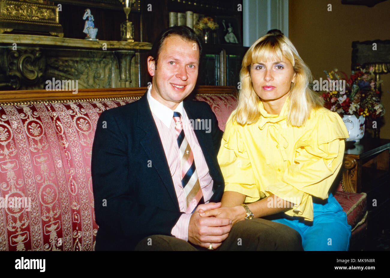 Johannes Neckermann, Sohn von Dressurreiter Josef Neckermann, mit ...