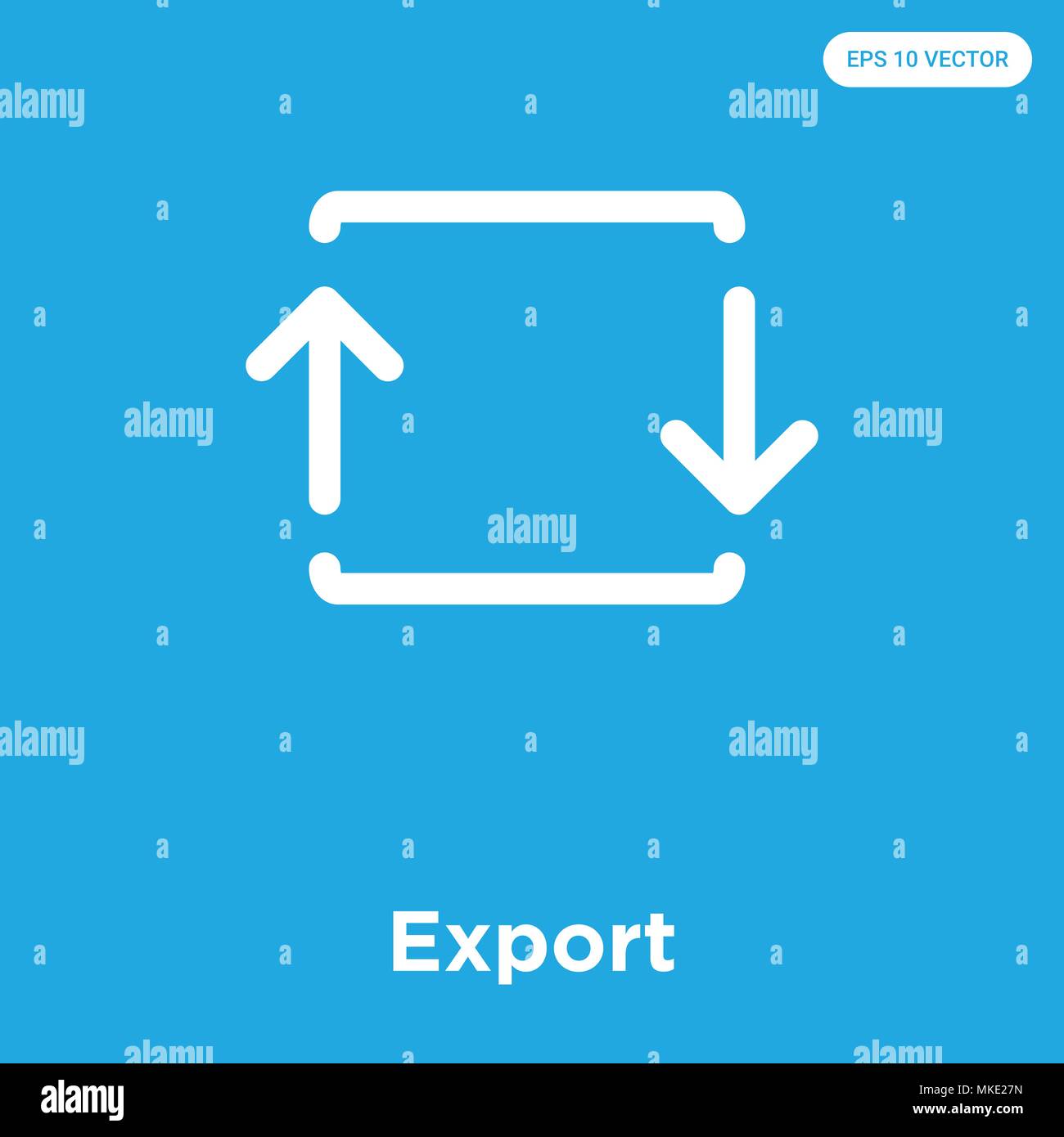 Supply Chain Icons On White Background Stockfotos und -bilder Kaufen ...