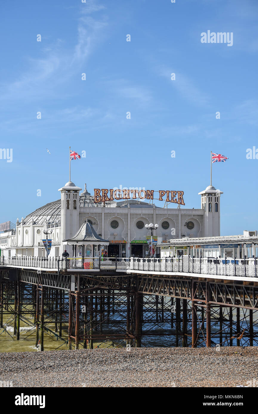Der Brighton Palast Pier Stockfotos und -bilder Kaufen - Alamy