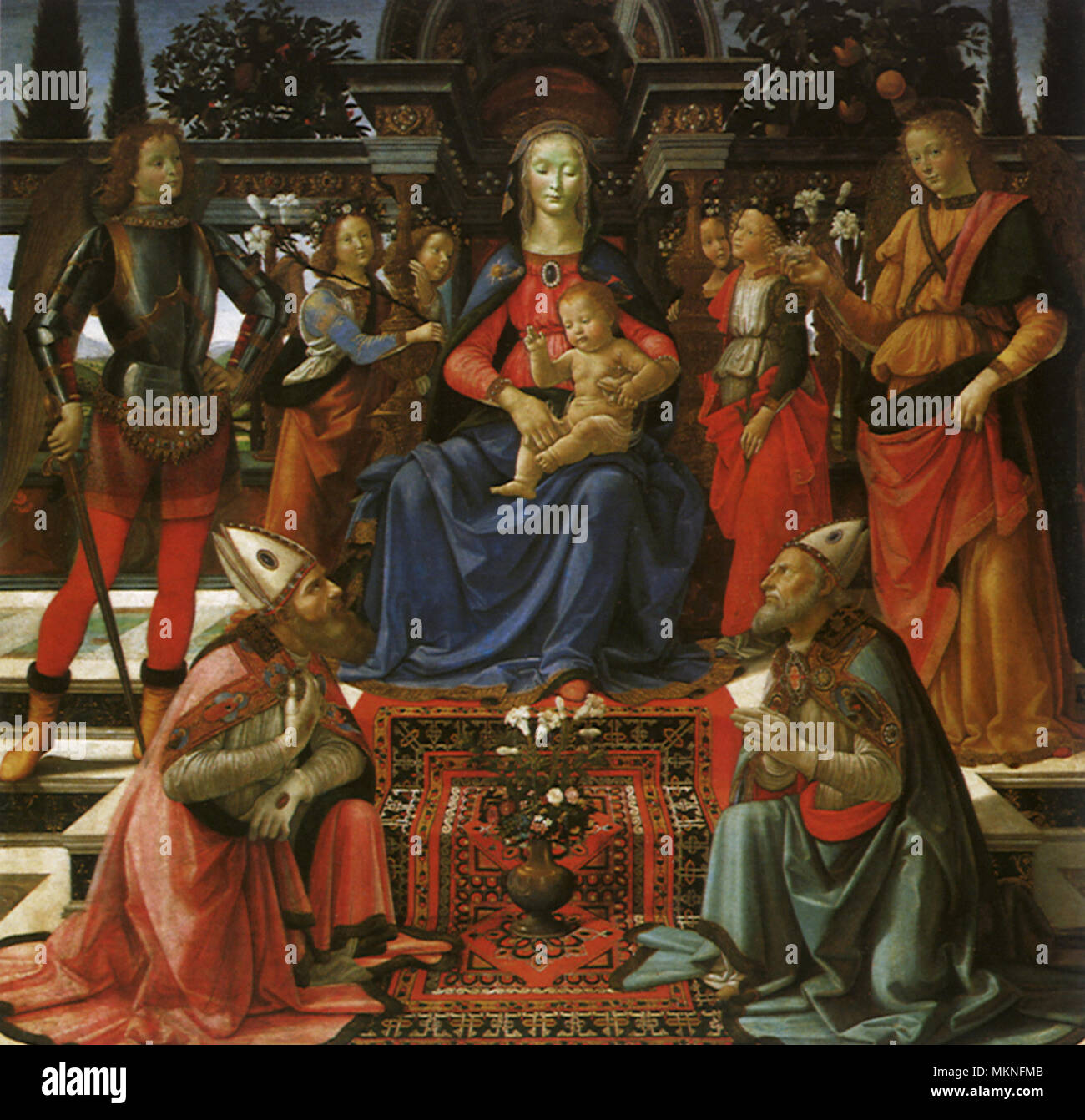Madonna und kind mit vier heiligen -Fotos und -Bildmaterial in hoher Auflösung – Alamy