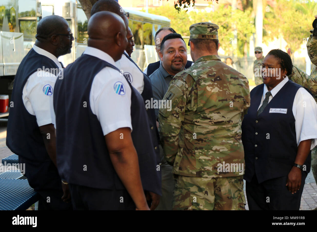 Command Sgt. Maj. Duane Weyer, command Sergeant Major des zweiten ...