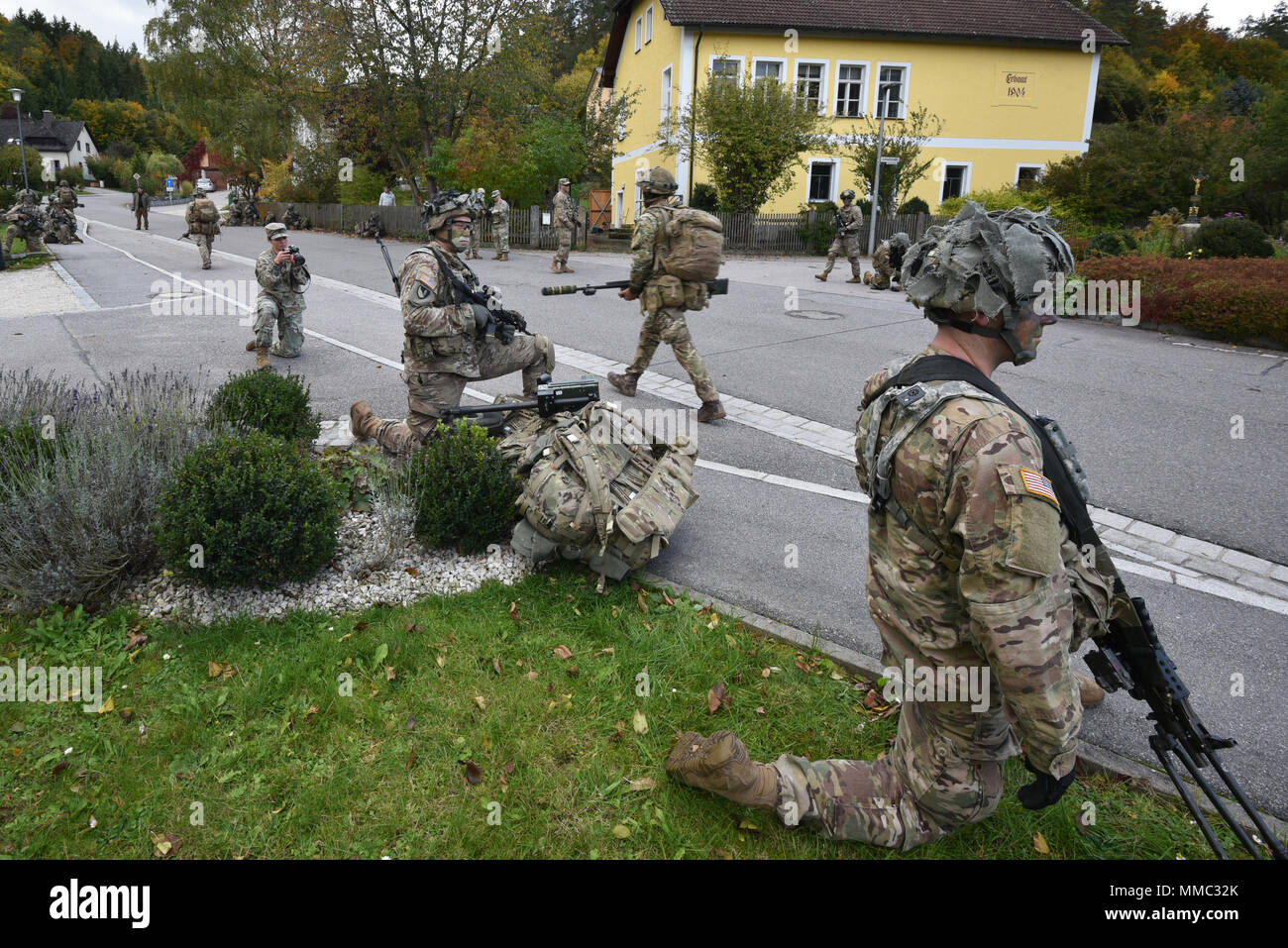 Britische Soldaten mit dem Airborne Combined Joint Expeditionary Force ...