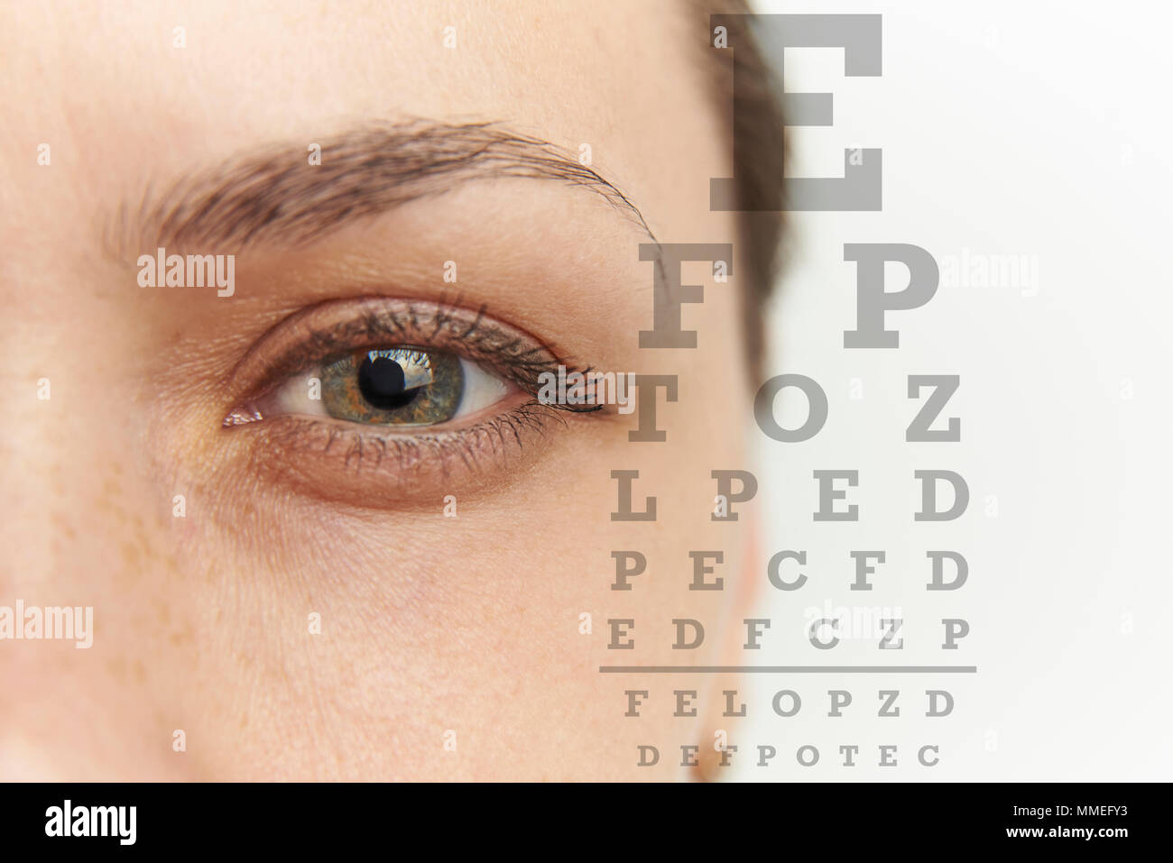 Eye check up chart -Fotos und -Bildmaterial in hoher Auflösung – Alamy