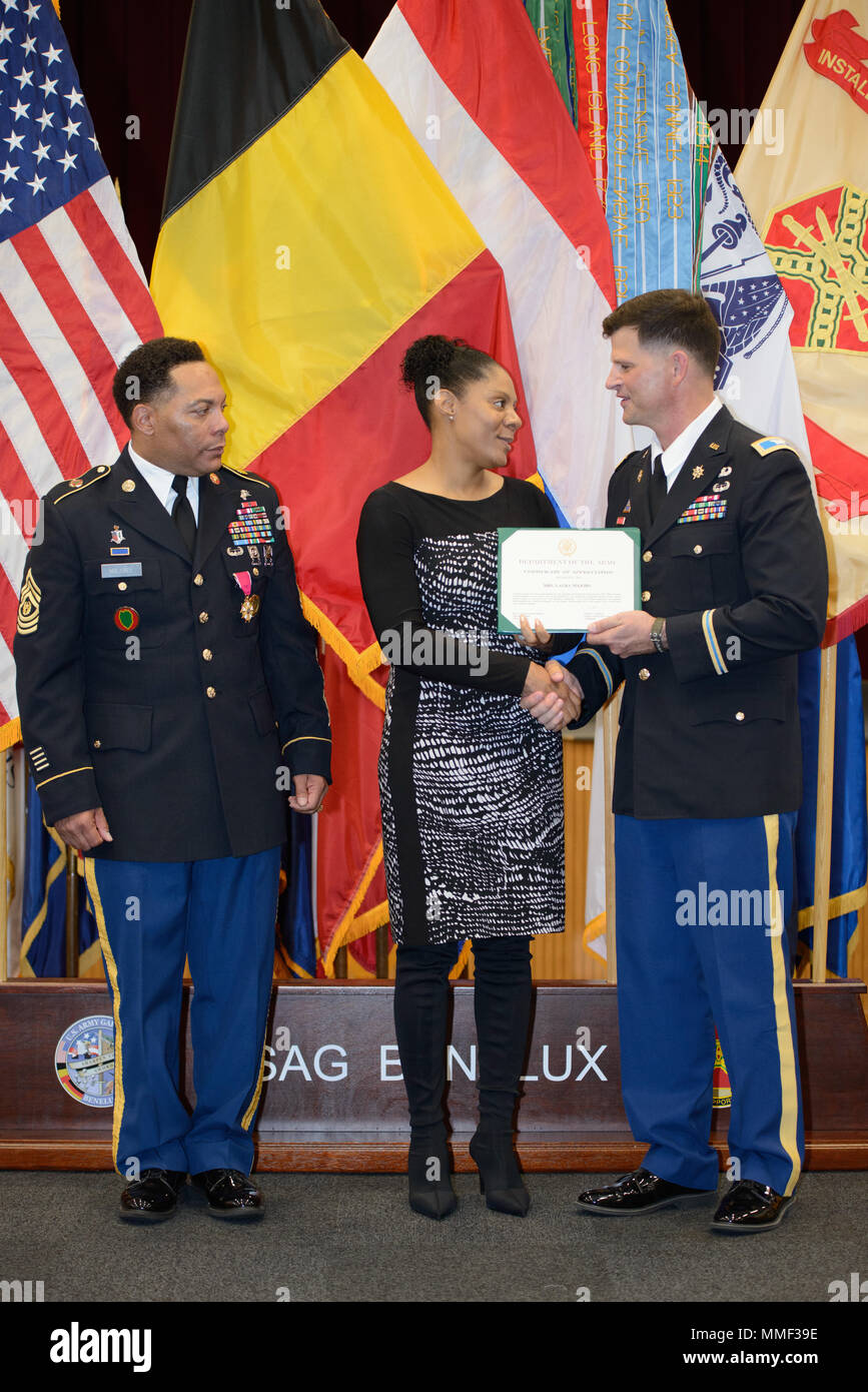 Us-Armee Oberst Kurt Connell, Commander, U.S. Army Garrison Benelux ...