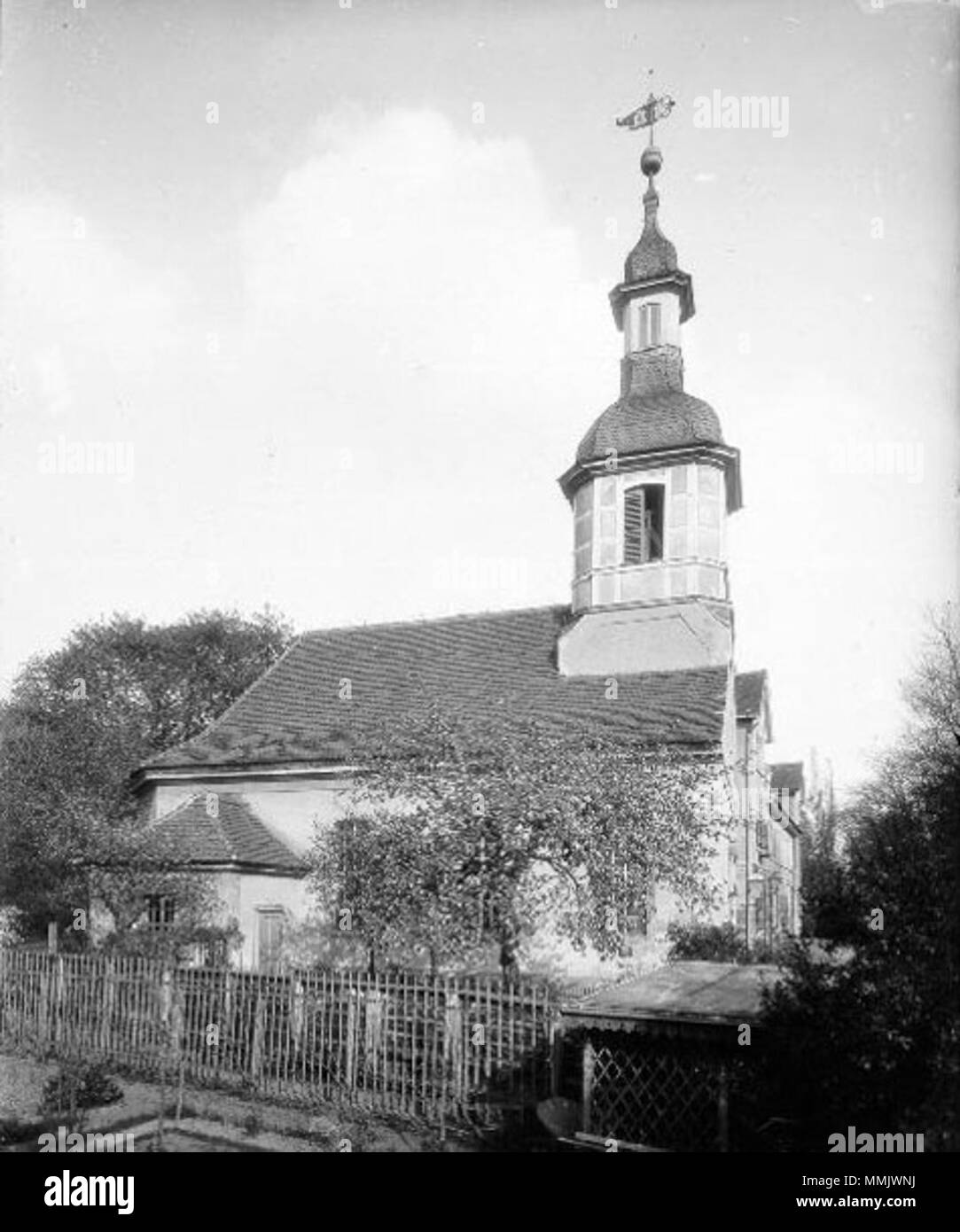 . Deutsch: Das alte Connewitzer Kirche in Leipzig-Connewitz, Prinz ...