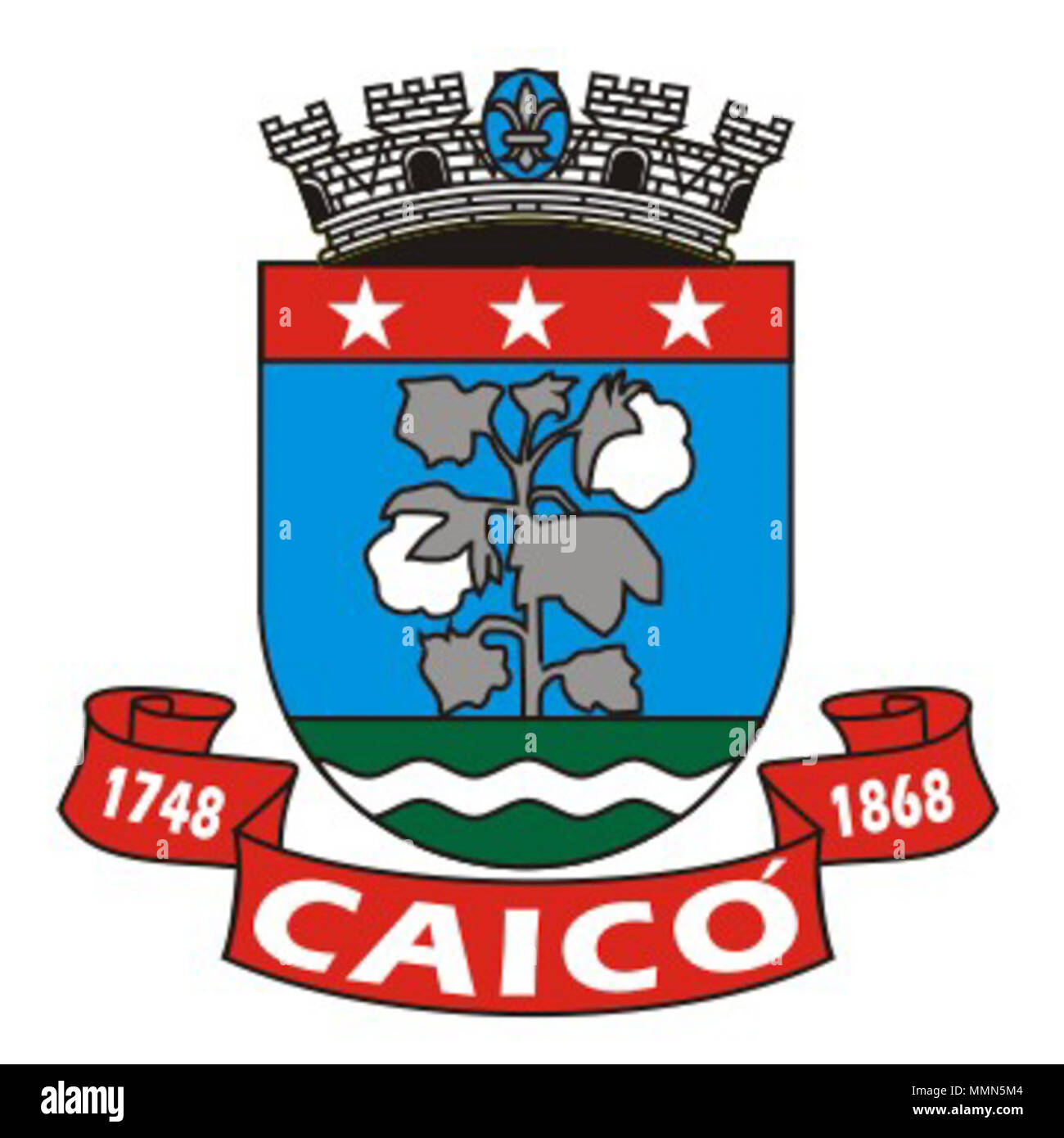 . Português: Brasão de Armas do Município de Caicó em formato digital ...
