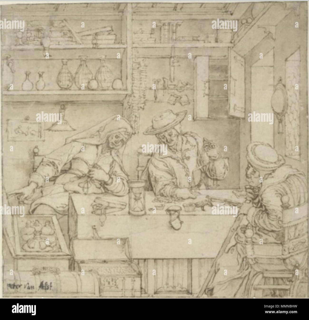 Der geldwechsler und seine frau -Fotos und -Bildmaterial in hoher Auflösung – Alamy