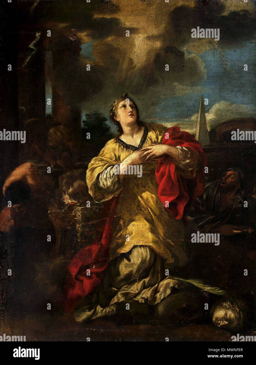 Das Martyrium der Heiligen Martina.. dritte Viertel des 17. Jahrhunderts. Cortona das Martyrium ...