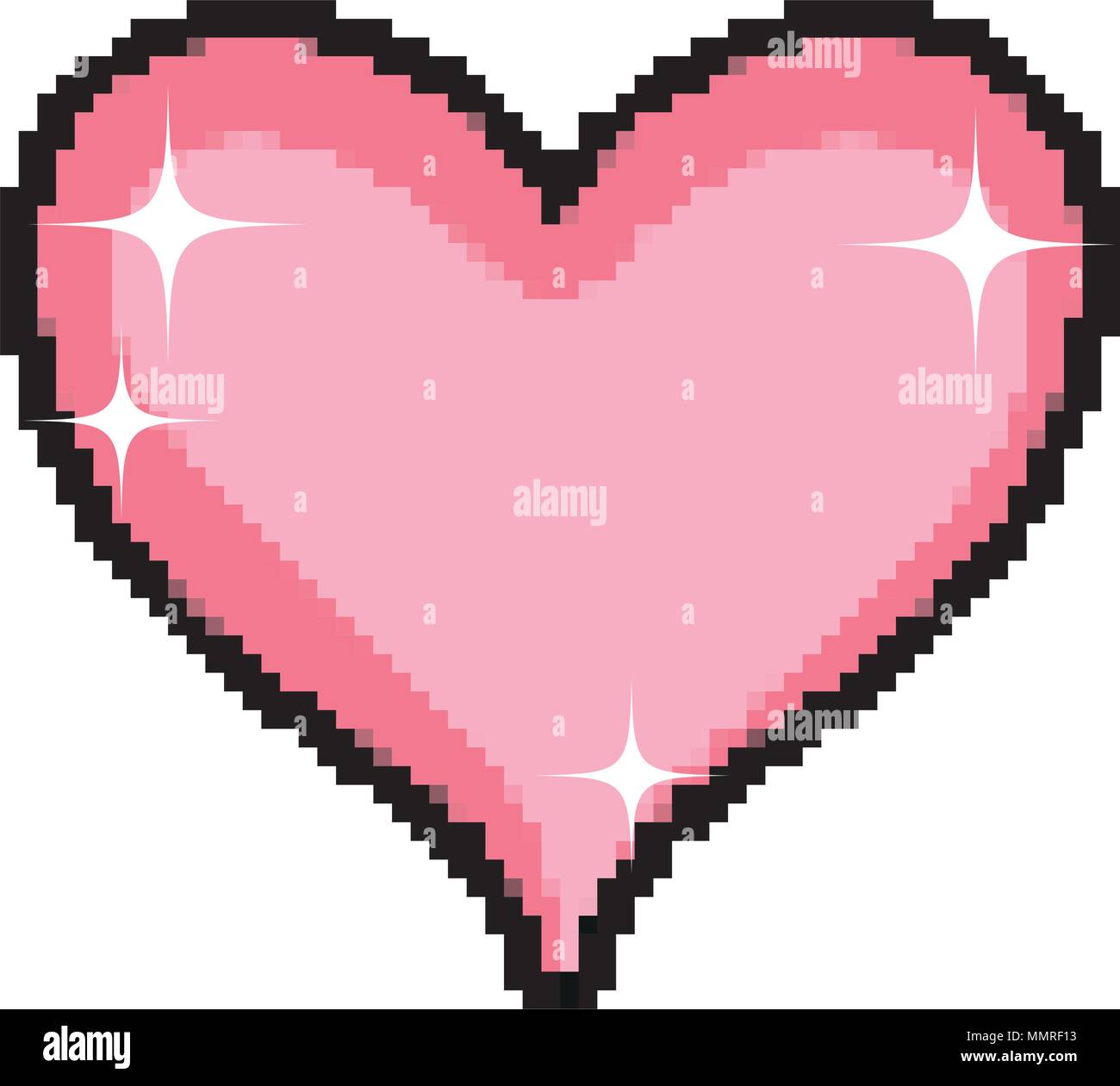 Pixel herz -Fotos und -Bildmaterial in hoher Auflösung – Alamy