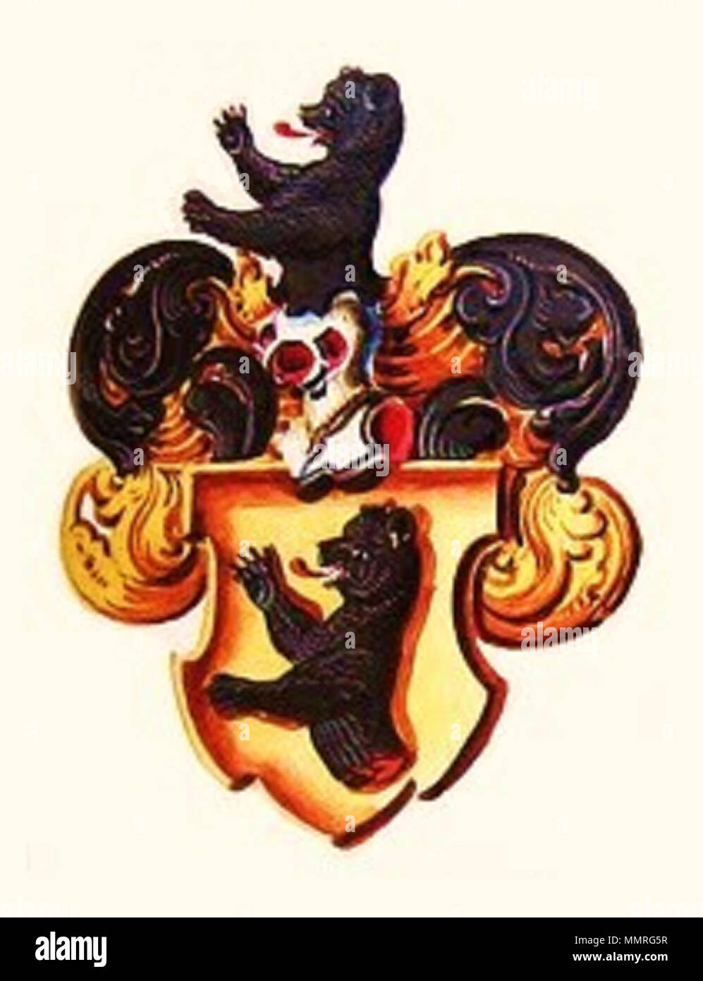 . Wappen der Berner Patrizierfamilie Berseth († 1821). Berseth-Wappen ...