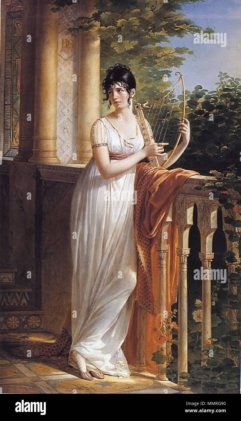 Français: Portrait de Madame d'Arjuzon. Im Salon von 1801 ausgestellt ...