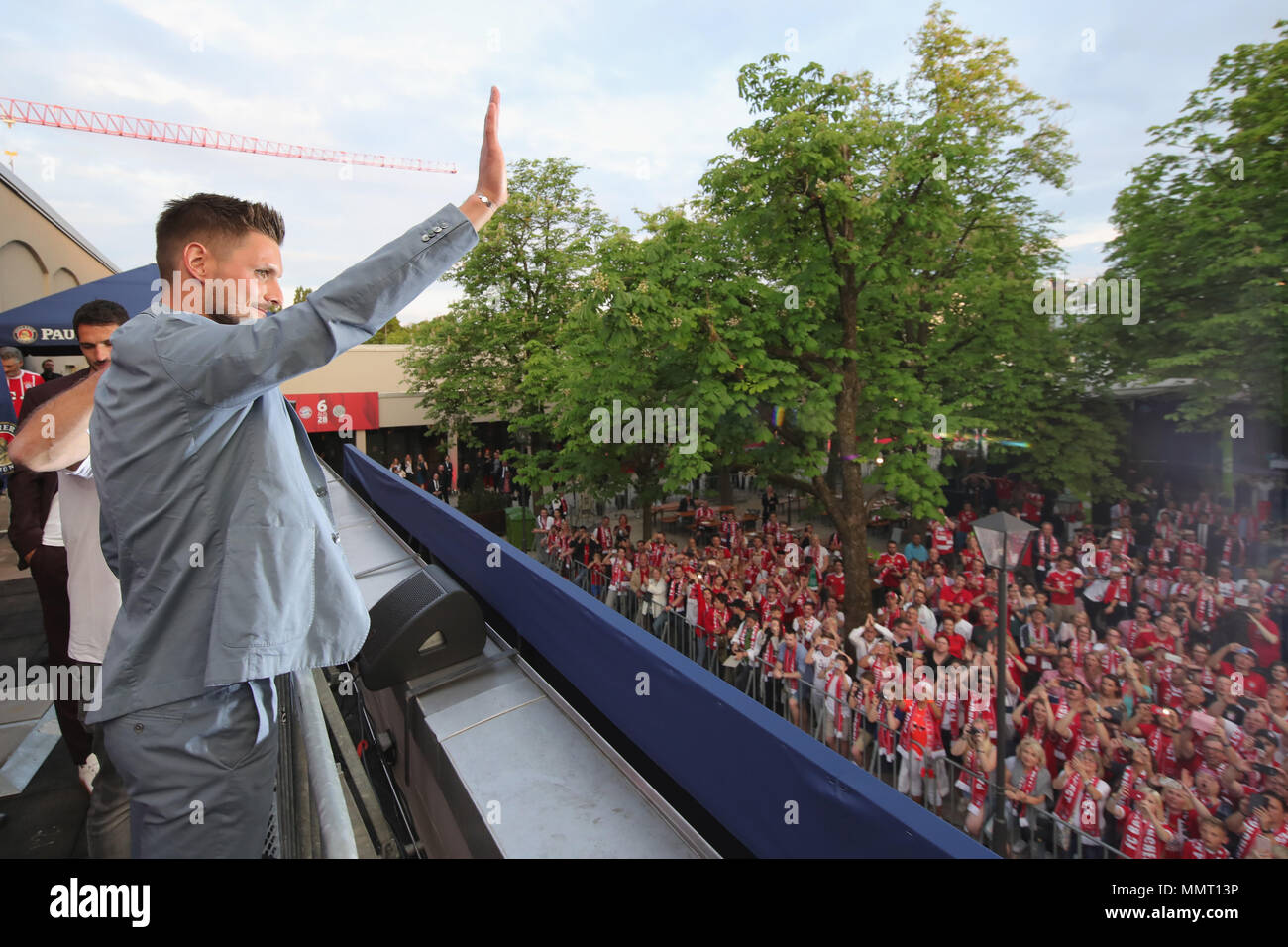 München, Deutschland. 12. Mai 2018. Sven Ulreich, Goalie (FC Bayern ...