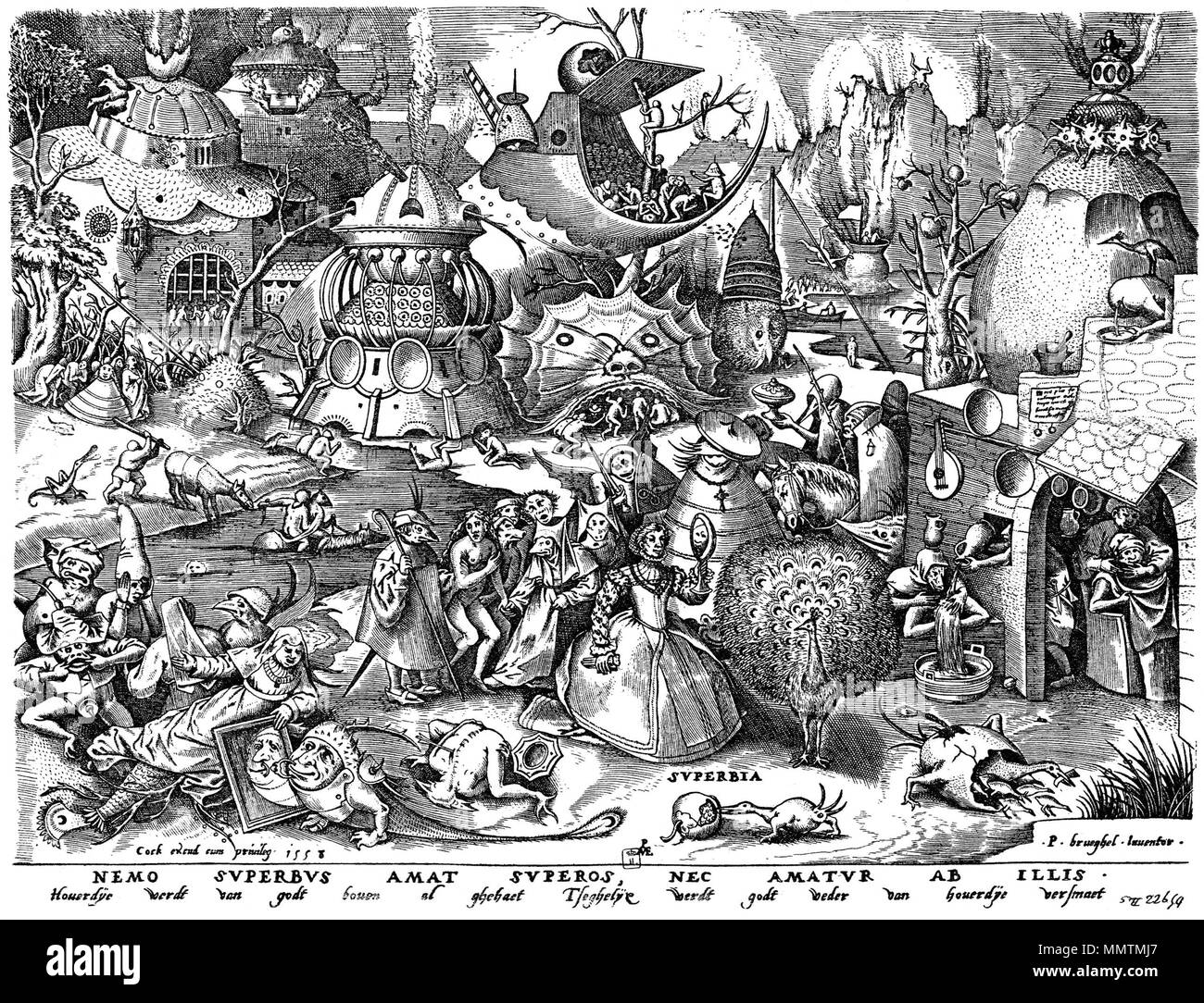 . Die sieben Laster, auch die sieben Todsünden: Habgier (Avaritia), die ...