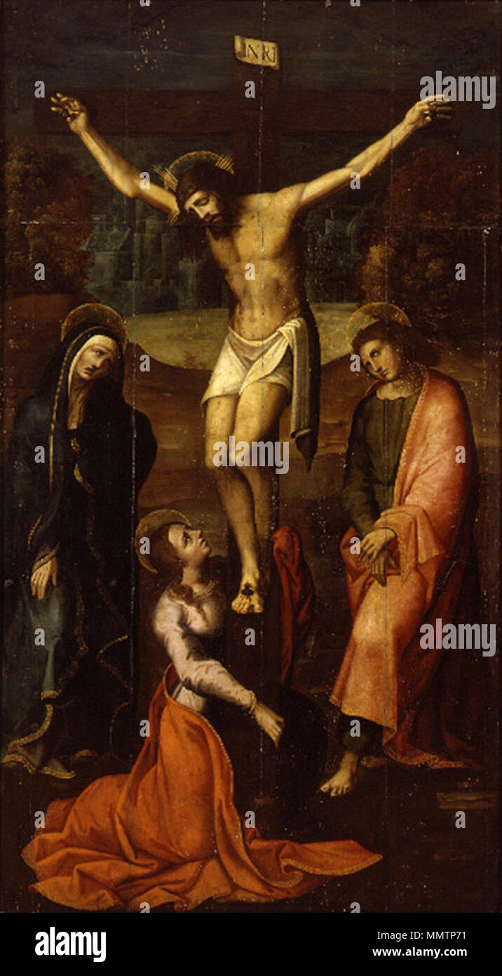 . Español: La Obra-Vertreter eine Jesucristo crucificado en el Monte ...