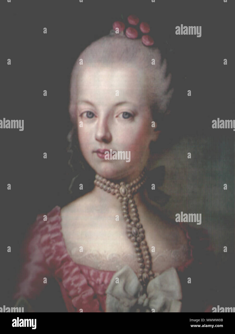 . Erzherzogin Maria Antonia von Österreich, der späteren Königin Marie ...