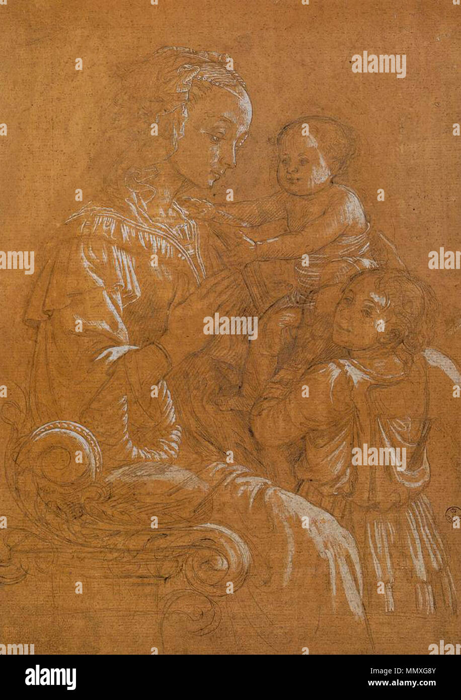 Lippi Madonna Mit Kind und Zwei Engel Stockfotos und -bilder Kaufen - Alamy