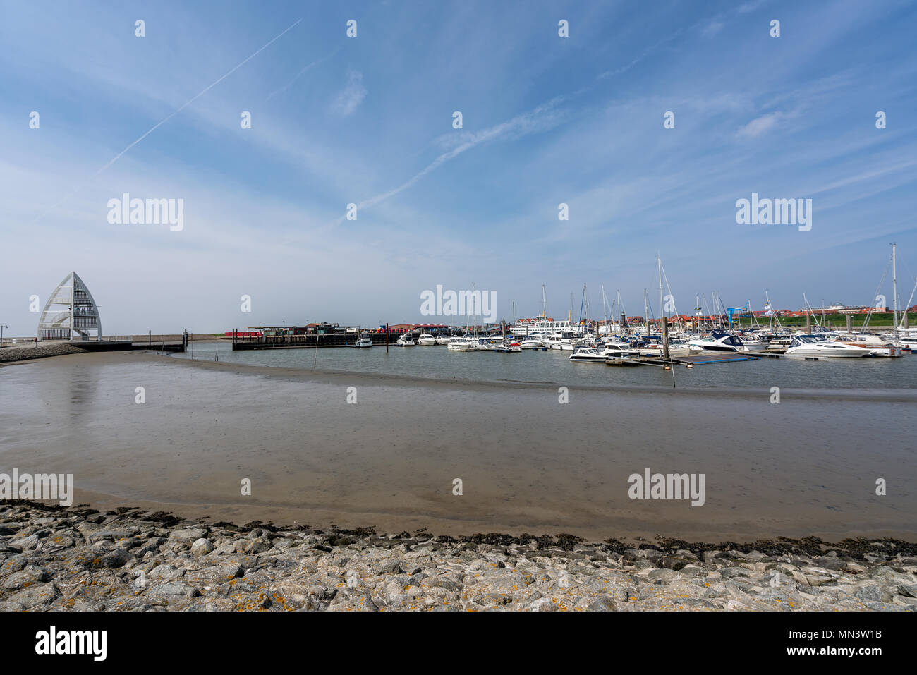 Insel Juist Deutschland. Insel Juist - Wattenmeer der Nordsee ...