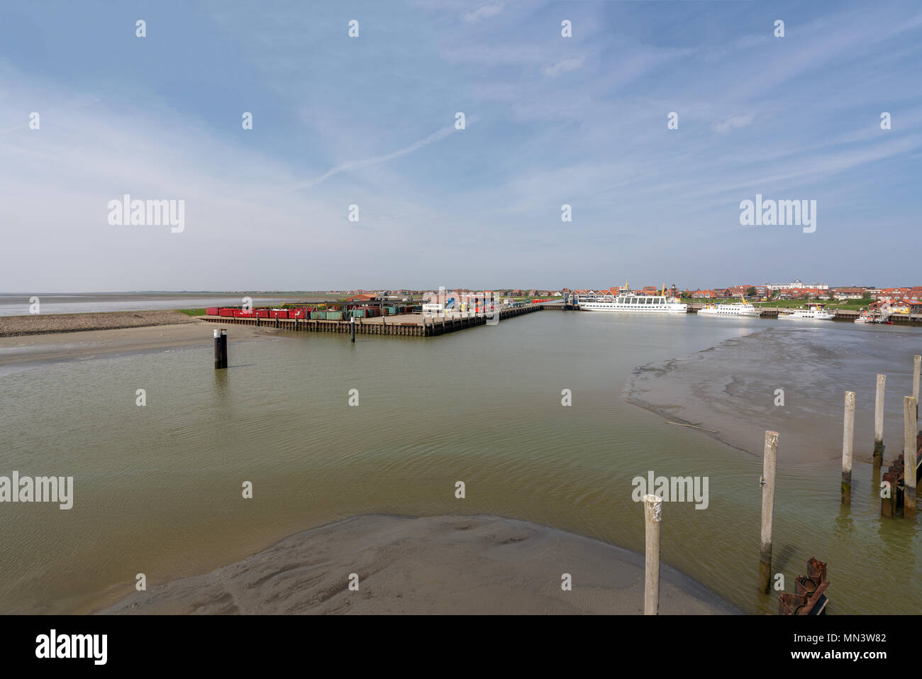 Insel Juist Deutschland. Insel Juist - Wattenmeer der Nordsee ...