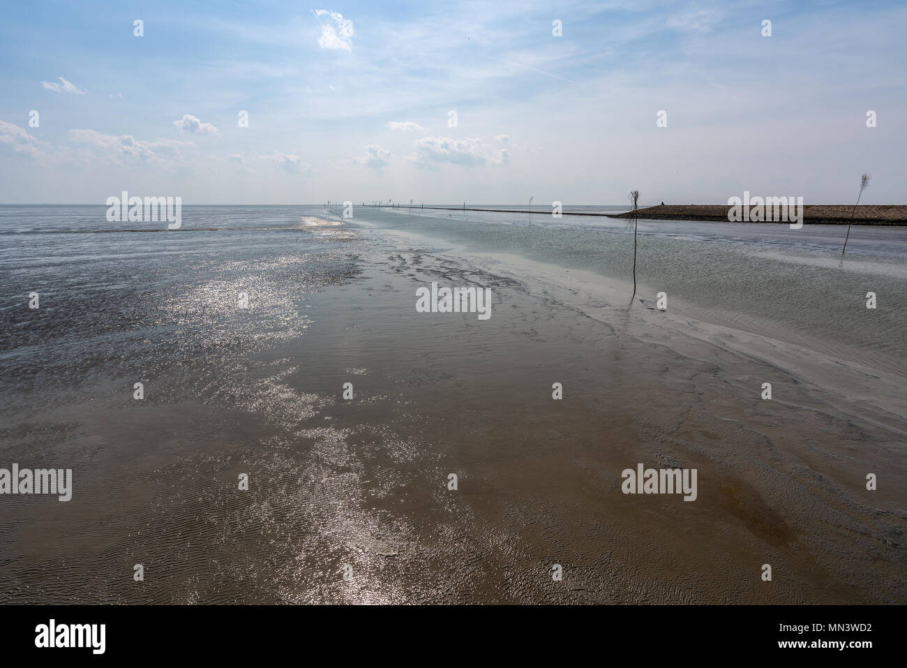 Insel Juist Deutschland. Insel Juist - Wattenmeer der Nordsee ...