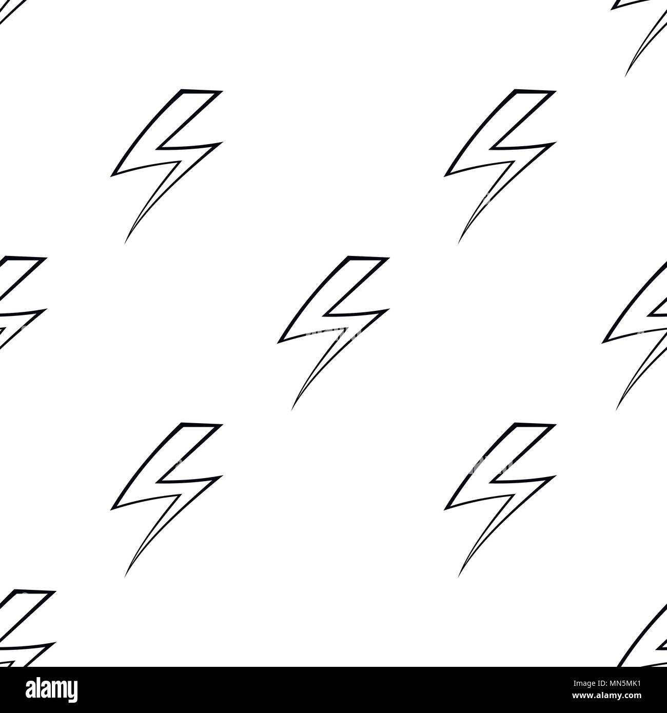 Blitz zeichen Stock-Vektorgrafiken kaufen - Alamy