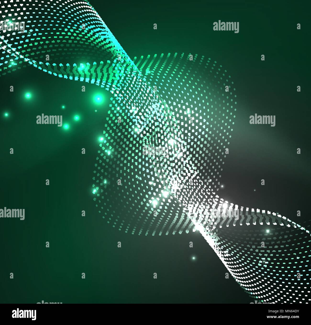 Vector wave Partikel Hintergrund. Vector wave Partikel Hintergrund - 3D ...